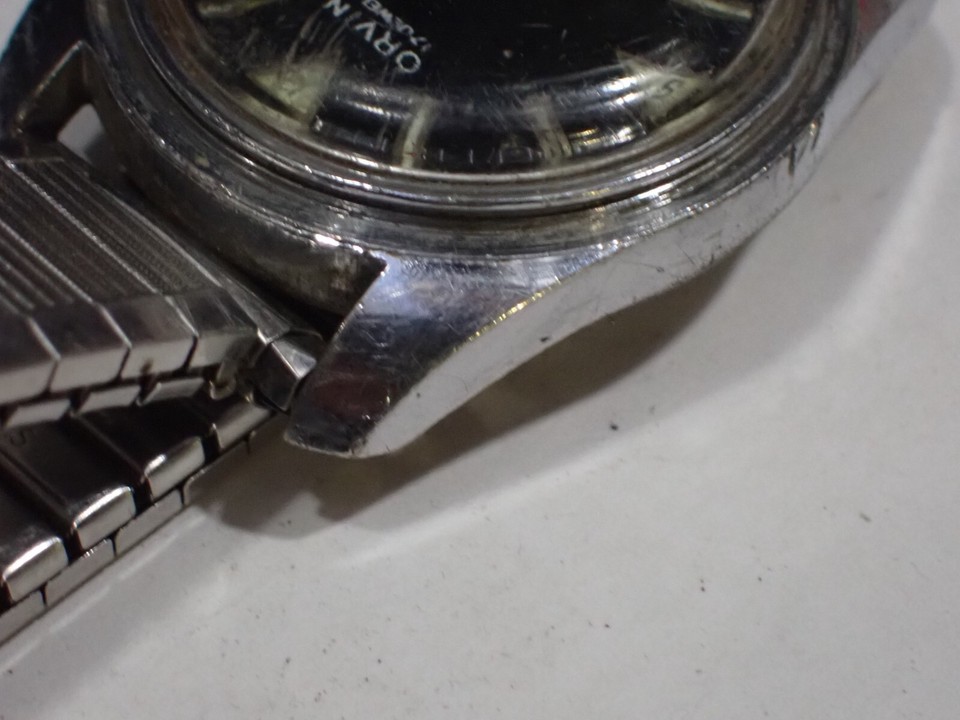 Vintage Model C Orvin 17 Jewel Men's Manual Wind Diver Wristwatch good ...
