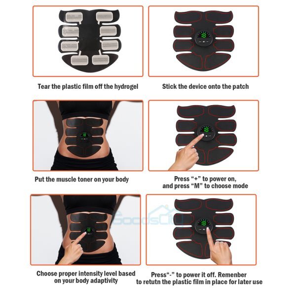 Tactical X Abs Stimulator - Abs - Arms - Hips - ultimate abs 360 ...