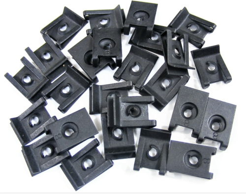 GM Truck #8 Trim Screw U-nut Clips- 3/8" Center Of Hole To Edge- 25 ...