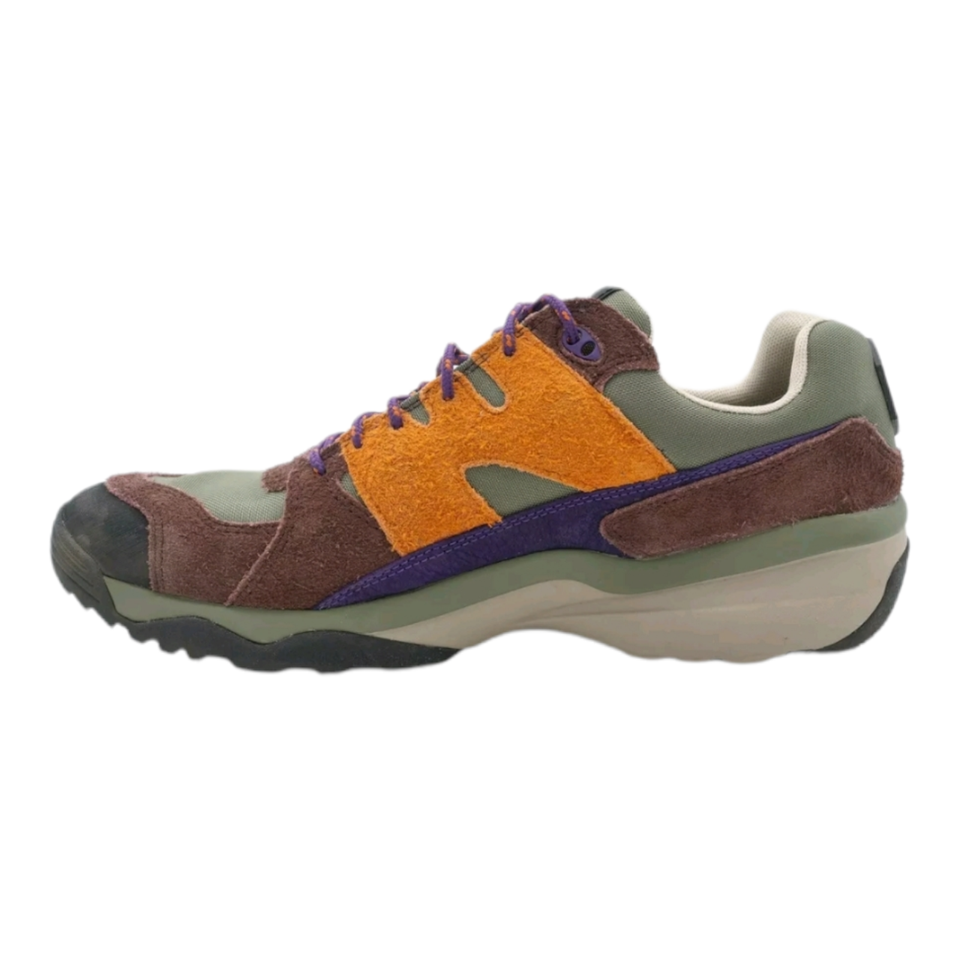 Merrell Men's Boulder Range Leather Hiking Shoes Chocolate/Color Block ...