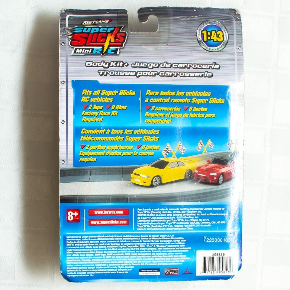 Fast Lane Super Slicks Mini R/C Mini Cooper S & Mitsubishi Lancer ...