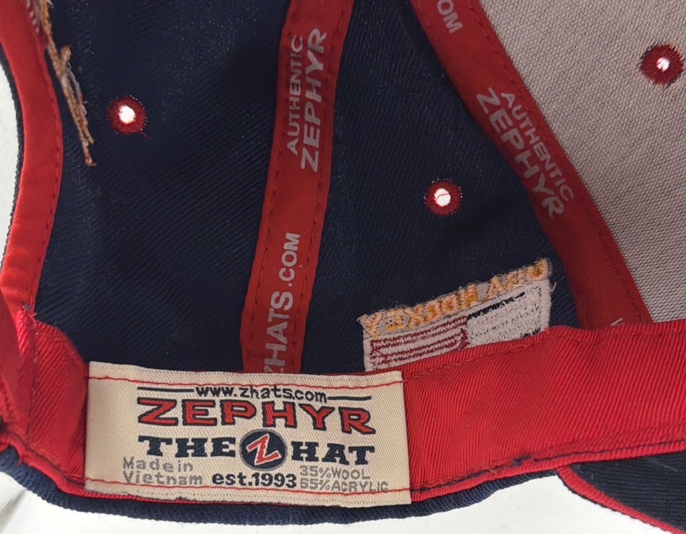 1980 Miracle on Ice USA Hockey Hat Zephyr Blue Adjustable Team USA ...