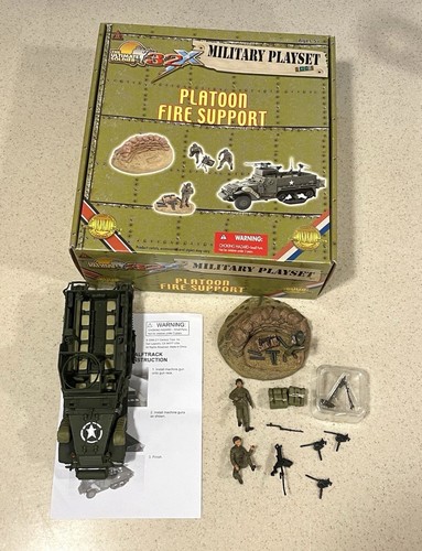 The Ultimate Soldier 32x Military 1:32 Platoon Fire Support Halftrack ...