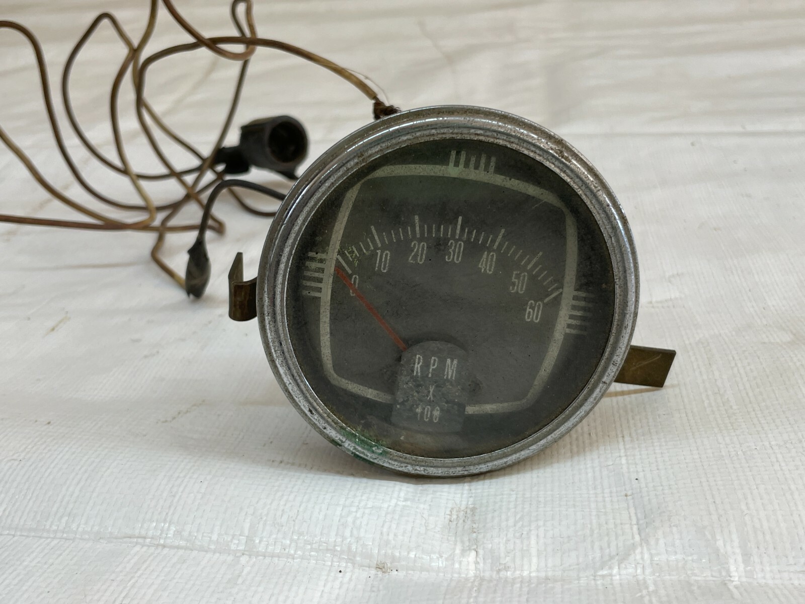 Tachometer 6000 Redline Tach 6k Under Dash Accessory Wiring Hot Rod Rat ...