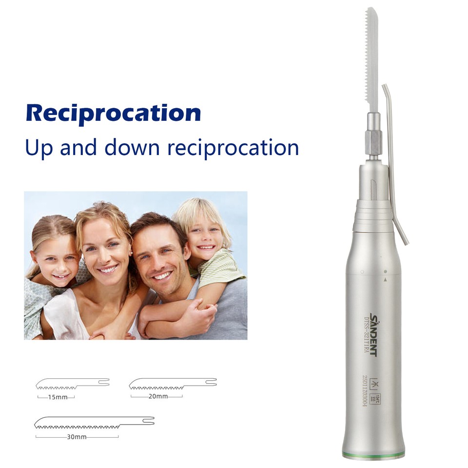 SANDENT Dental Micro Saw Surgical Handpiece 3.2:1 Reciprocating Bone ...