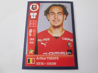 Sticker PANINI FOOT 2023 CHAMPIONNAT LIGUE 1 - N° 379 ARTHUR THEATE | eBay
