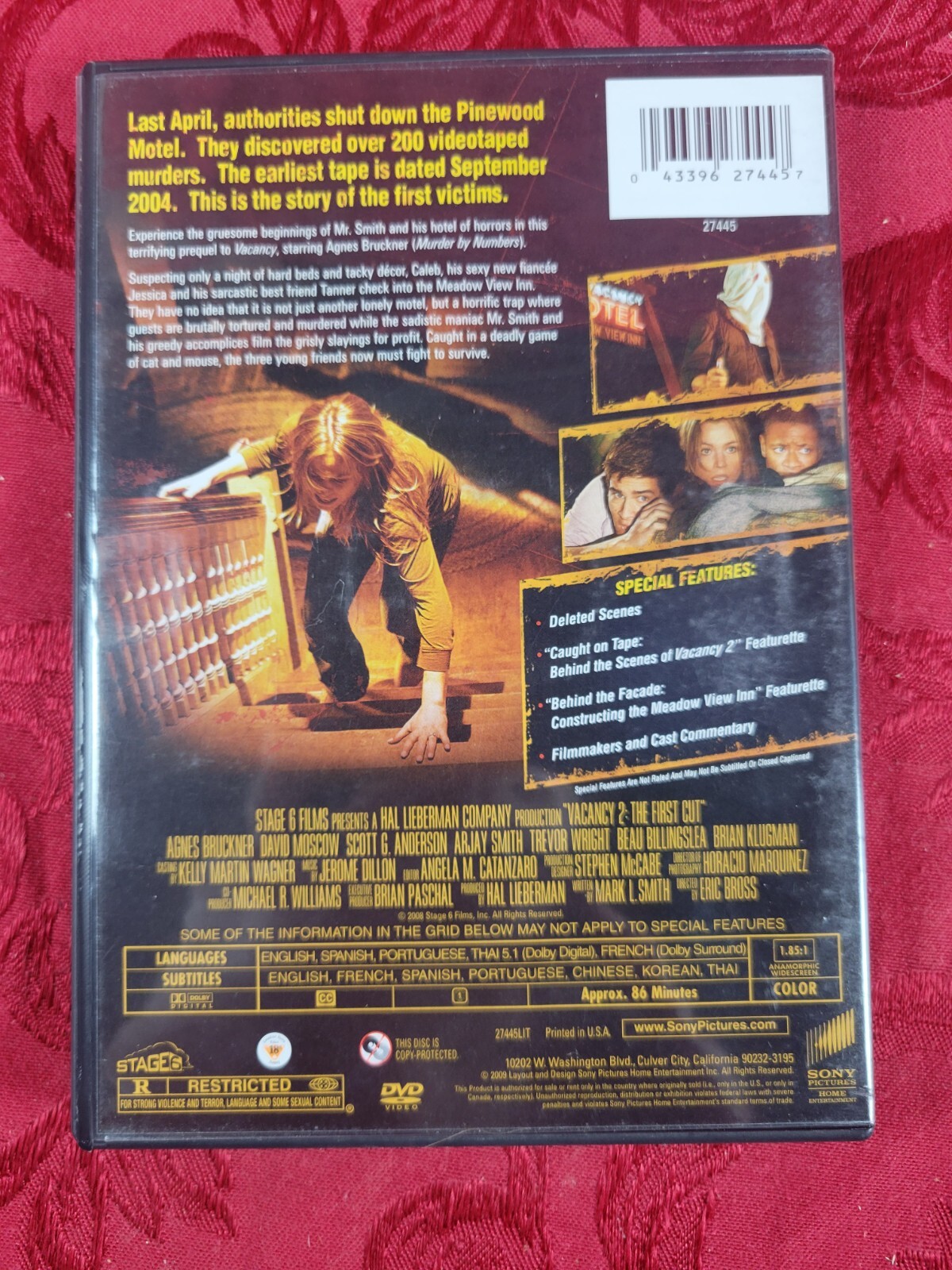 VACANCY 2: The First Cut (2008) Eric Bross, Agnes Bruckner | eBay