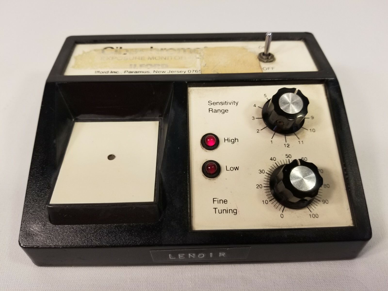 Vintage ILFORD Cibachrome Exposure Monitor M-3 Black & White Made In ...