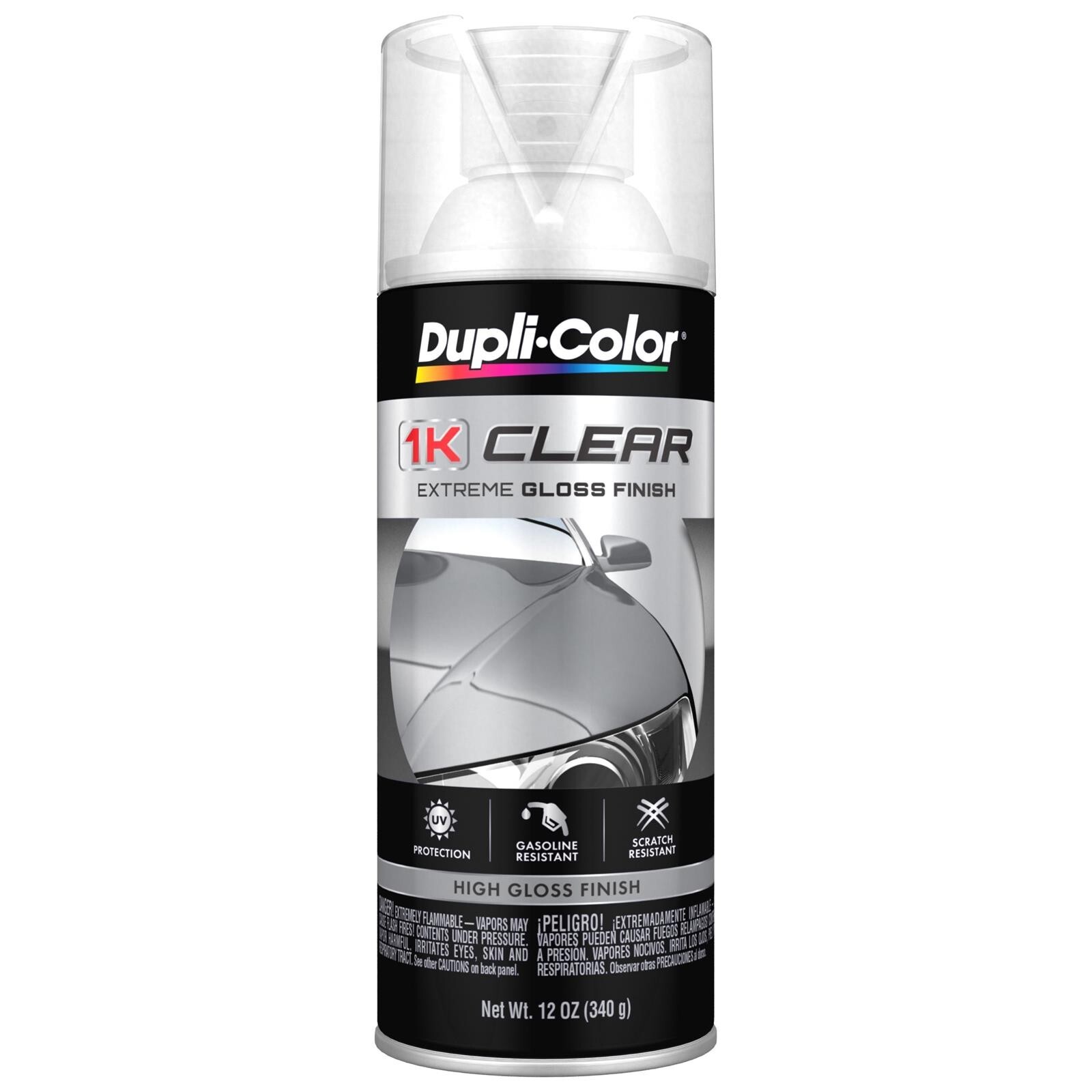 Dupli-Color 1KCG, 1K Clear Gloss Clear Coat, Clear Gloss Finish, 12oz ...