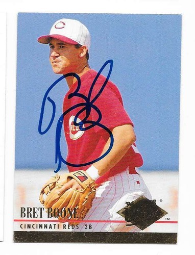 BRET BOONE 1994 FLEER ULTRA AUTOGRAPHED SIGNED # 468 REDS | eBay