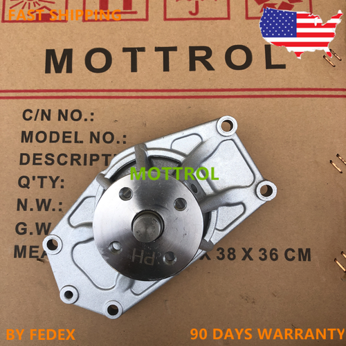 ME015217 ME995424 WATER PUMP FITS for Mitsubishi Fuso FE639 4D34T 3.9L ...