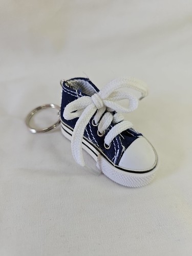 Retro Chuck Taylor Sneaker Shoe Keychain Blue & White Excellent ...