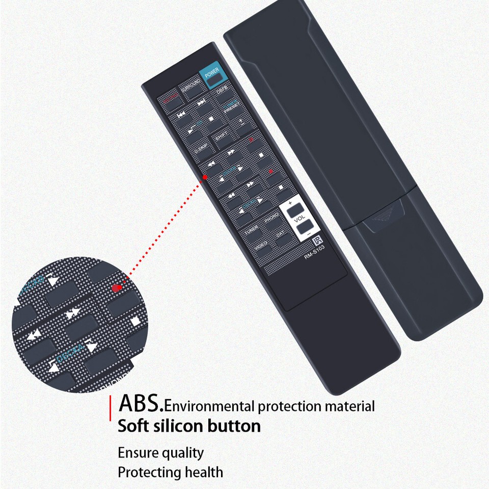 New RM-S103 Remote Control For Sony Stereo Receiver STR-AV570X STR ...