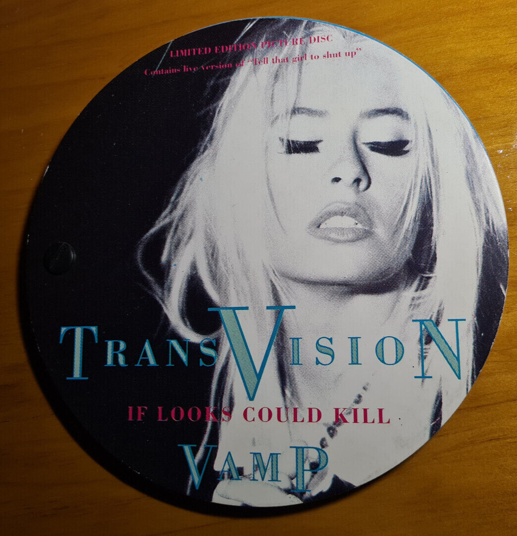TRANSVISION VAMP CD - If Looks Could Kill - 4 Track Pic Disc CD (V ...