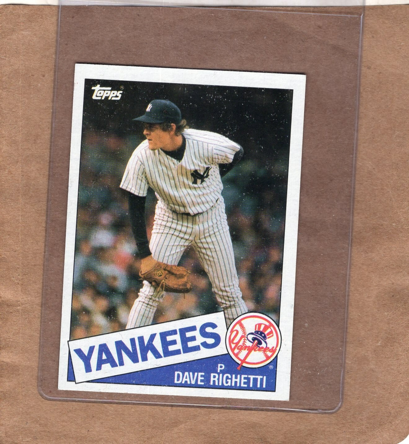 1985 Topps Dave Righetti New York Yankees #260 NrMt-Mt | eBay