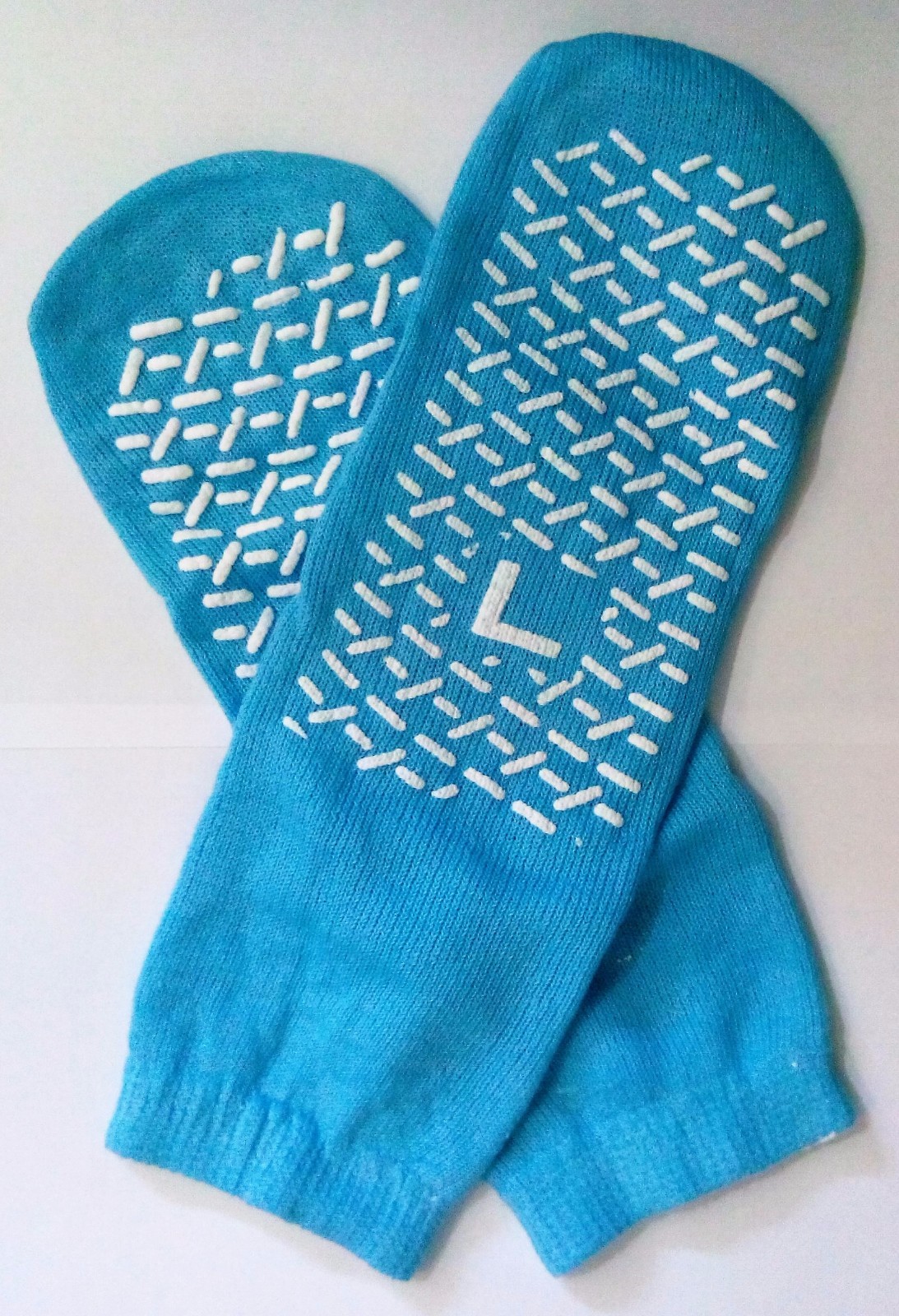 MOBILITY AID MEDLINE DOUBLE TREAD SLIPPERS ANTI NON SLIP SKID RESISTANT ...