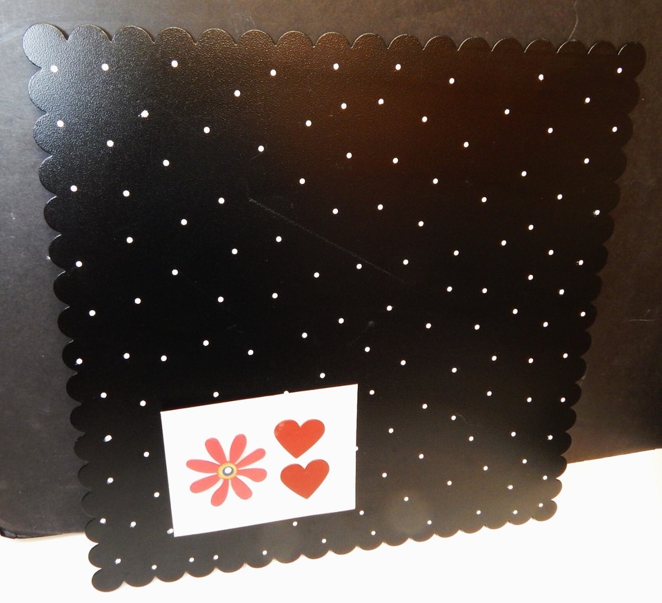 DEMDACO Embellish Your Story by ROEDA Black Magnetic Memo Board w 3 ...
