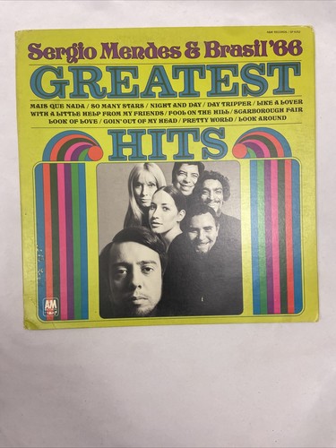 Sergio Mendes & Brasil '66 Greatest Hits. Vinyl Record LP SP-4252 Lime ...