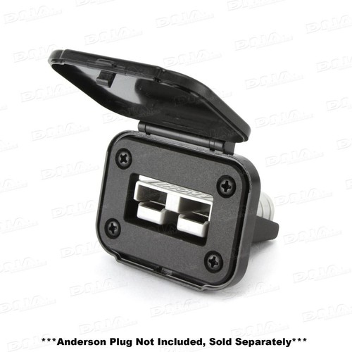 50Amp Anderson Plug Flush Mount Slim Cover Assembly Weather Proof with ...