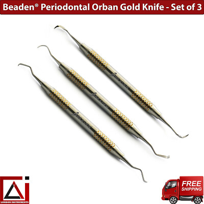Orban Buck Kirkland Posterior Scaler Dental Periodontal Golden Coated ...