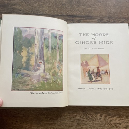 The Moods of Ginger Mick *SIGNED* - C J Dennis - Vintage 1917 1st UK Ed ...