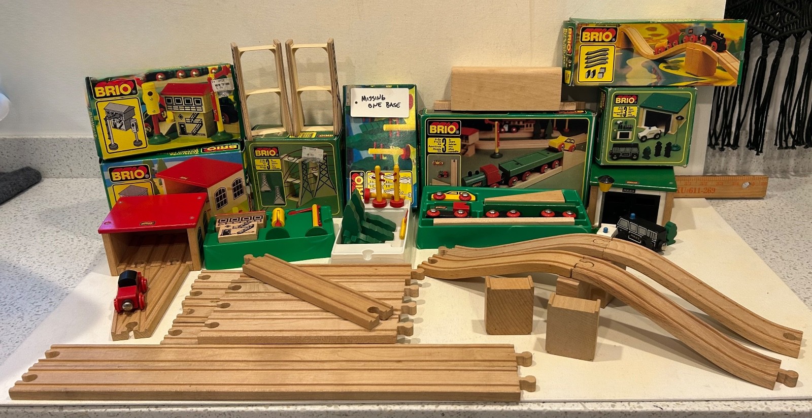 LOT of BRIO Vintage Sets / Trains / Track / Buildings / Cars - Most in ...