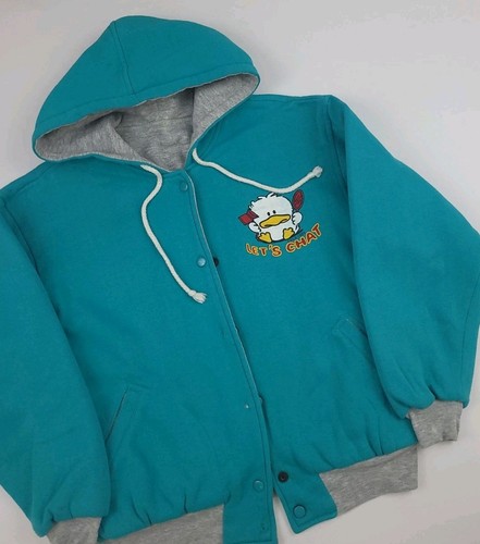 Vintage 80s 1985 Sony Creative Patsy Duck Lets Chat Hoodie Rare Japan ...
