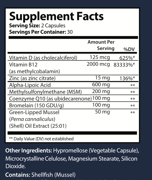 Sofon Nerve Health Formula Dietary Supplement 60 Capsules | eBay