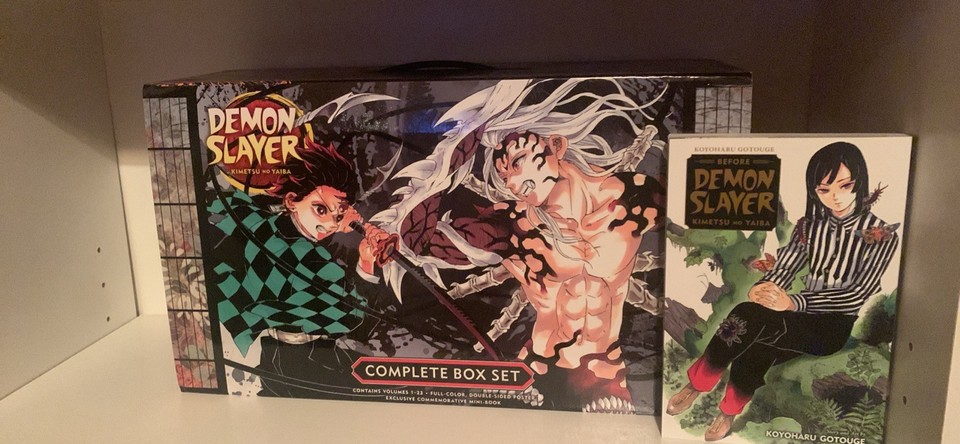 Demon Slayer Box Set Volumes 1-23 with Booklet/Poster, Before Demon ...