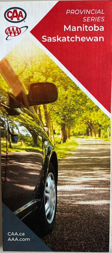 New AAA MANITOBA & SASKATCHEWAN Canada ROAD MAP Highway Tour CAA 2021 ...