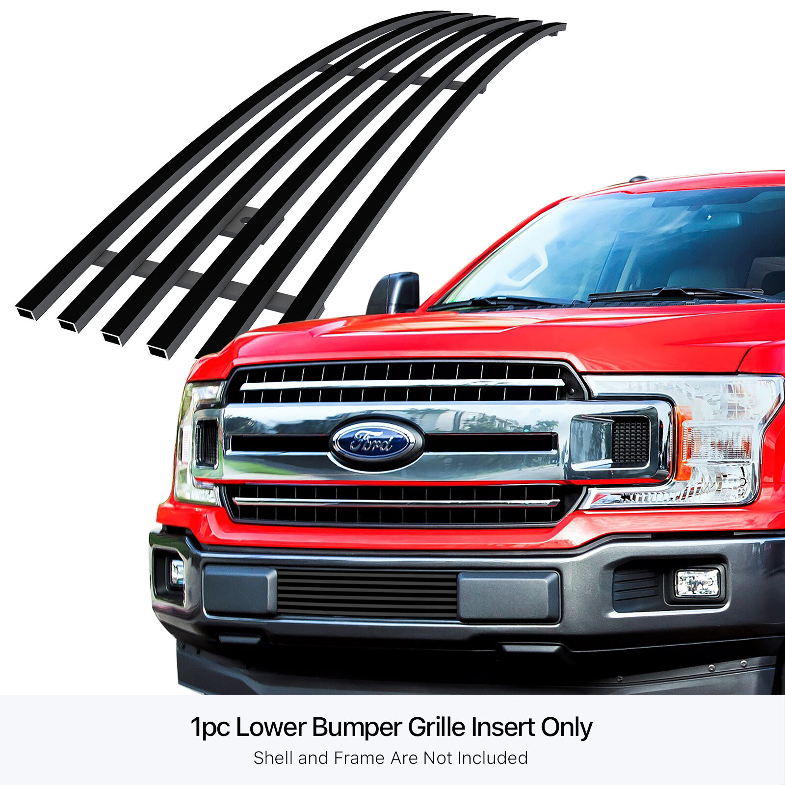 Fits 2018-2020 Ford F-150 Lower Bumper Billet Grille Insert | eBay