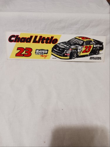 VINTAGE CHAD LITTLE BUMPER STICKER, BAYER SELECT, NOS, 11 X 3 INCHES | eBay