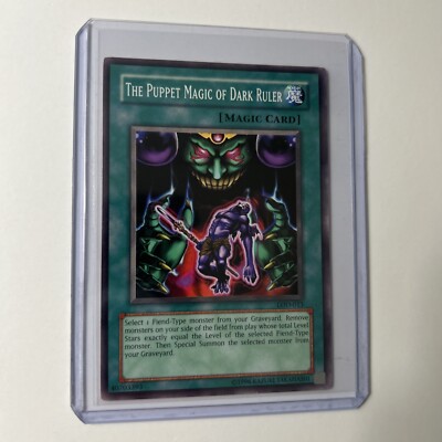 The Puppet Magic of Dark Ruler LOD-013 Common Unlimited Yu-Gi-Oh Card ...