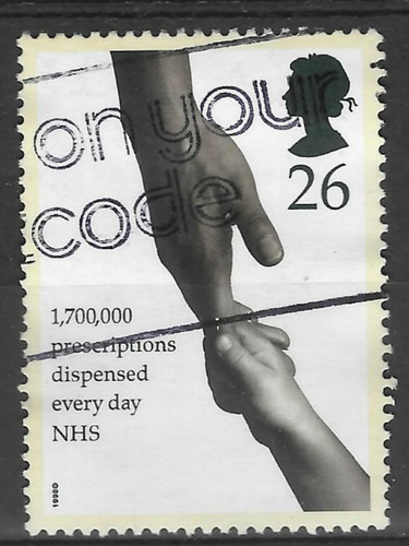 GB Stamp commemorates NHS 26p prescriptions - see scan | eBay