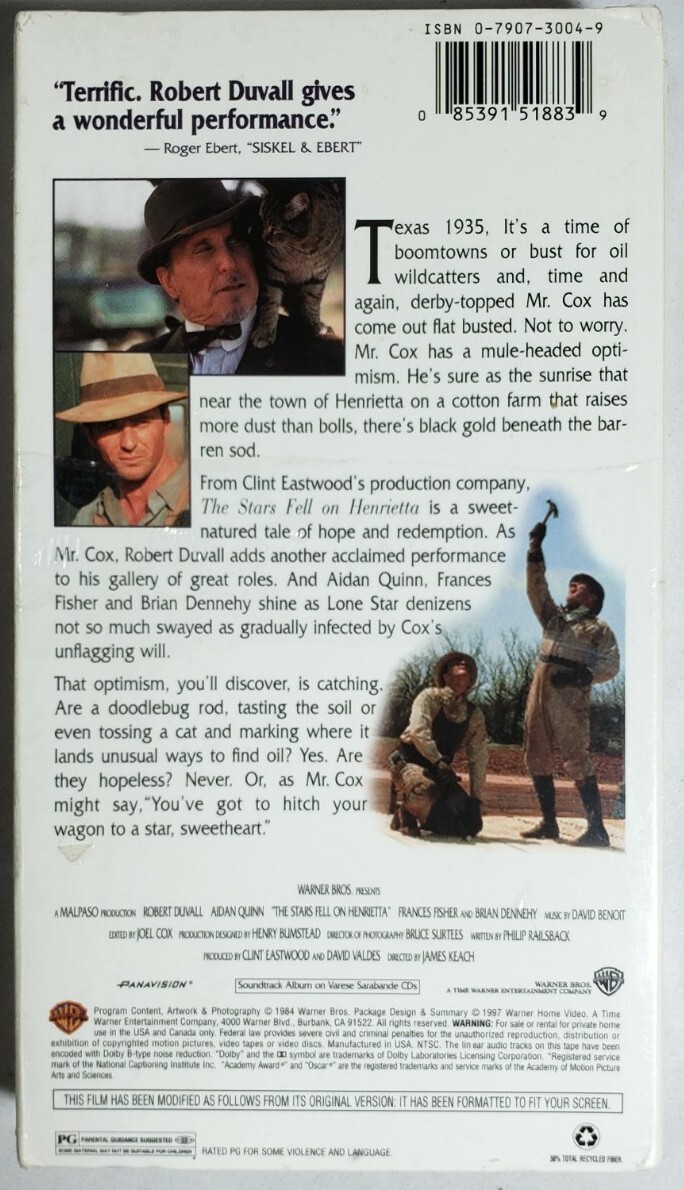 The Stars Fell on Henrietta (VHS, 1996) for sale online | eBay