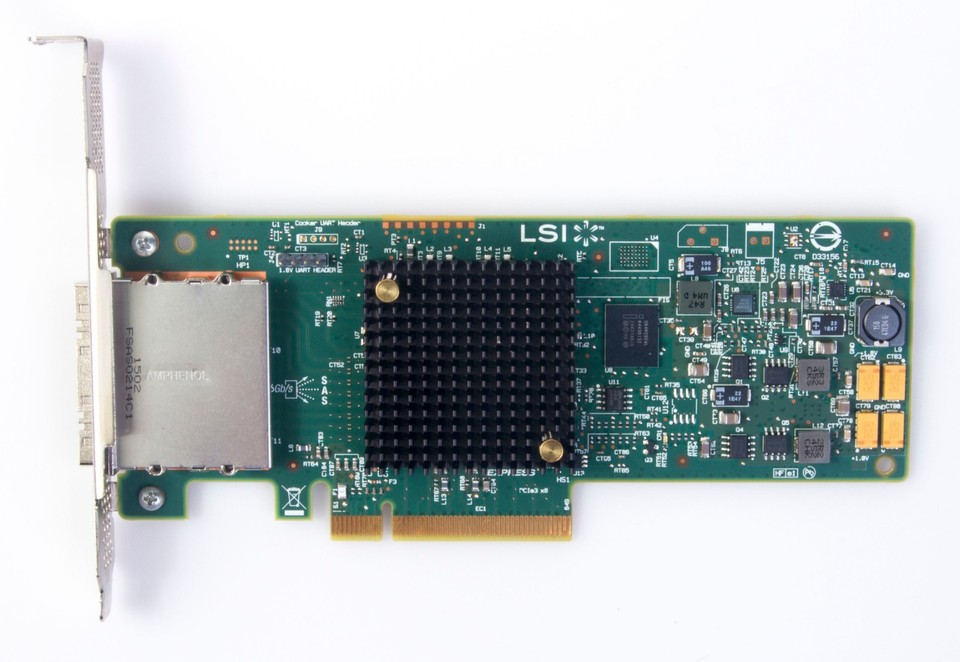 LSI SAS9207-8e 8-Port External HBA PCIe P20 IT Mode for ZFS TrueNAS ...