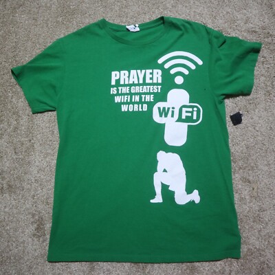 "Prayer Is The Greatest WIFI In The World" Religious Jesus Christian ...