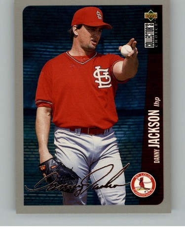 1996 Collector's Choice Danny Jackson 284 St. Louis Cardinals Silver ...