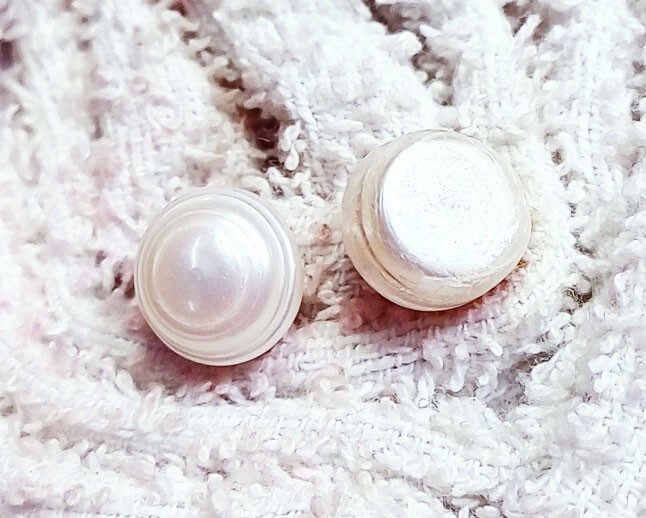 11.30 Ct Natural Fresh Water White Pearl Near Round Certified Pair ...