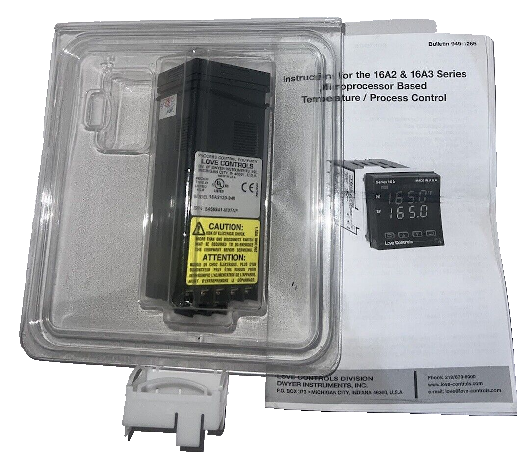 LOVE CONTROLS 16A2130-948 TEMPERATURE/PROCESS CONTROL | eBay