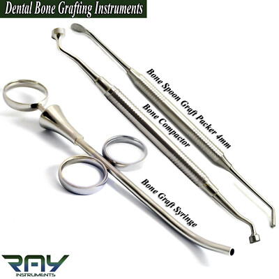 Dental Bone Graft Instruments Packer & Compactor, Syringe, Implant ...