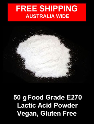 50g of Food grade Lactic acid Powder – Vegan , Gluten Free , Non-GMO | eBay