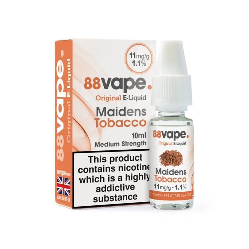 88 Vape E-Liquid | 10ml | 40 Flavours | All Strengths | 50/50 Vape ...