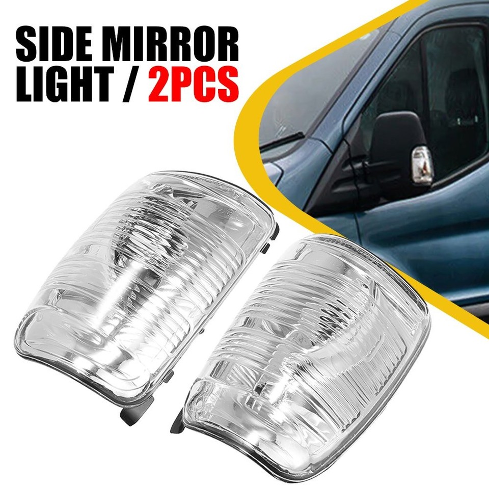 Clear Len Side Mirror Signal Turn Light For 2015- Ford Transit 150 250 ...