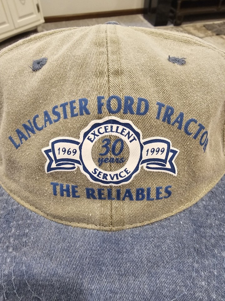 Vintage Lancaster Ford Tractor Hat Cap Strap Back Lancaster ...
