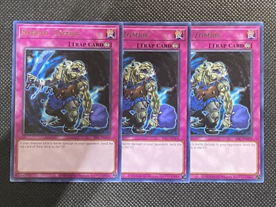 3x YuGiOh! - Robbin' Zombie IOC-EN109 Rare 25th Anniversary Edition ...
