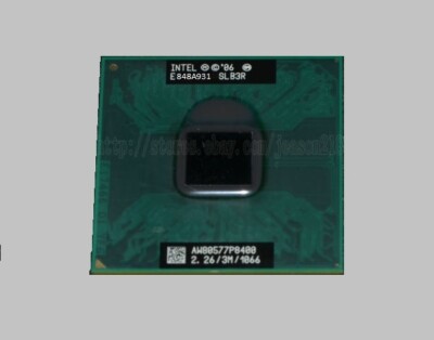 Intel Core 2 P8400 (SLGFC) 2.26GHz / 1066MHz / 3MB notebook processors ...