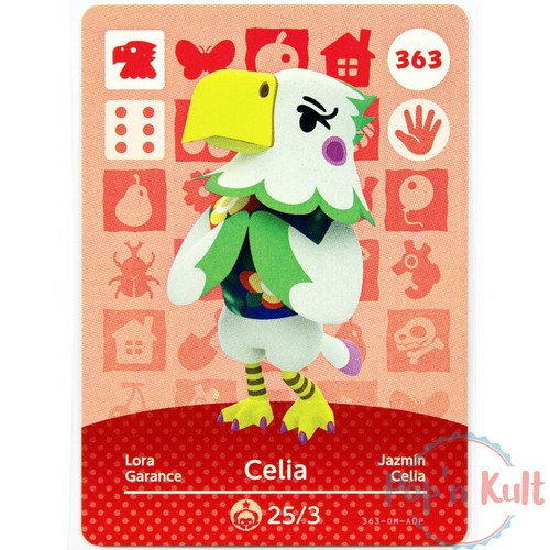 Carte Amiibo Animal Crossing 363 Garance / Celia [EUR] Série 4 Near ...