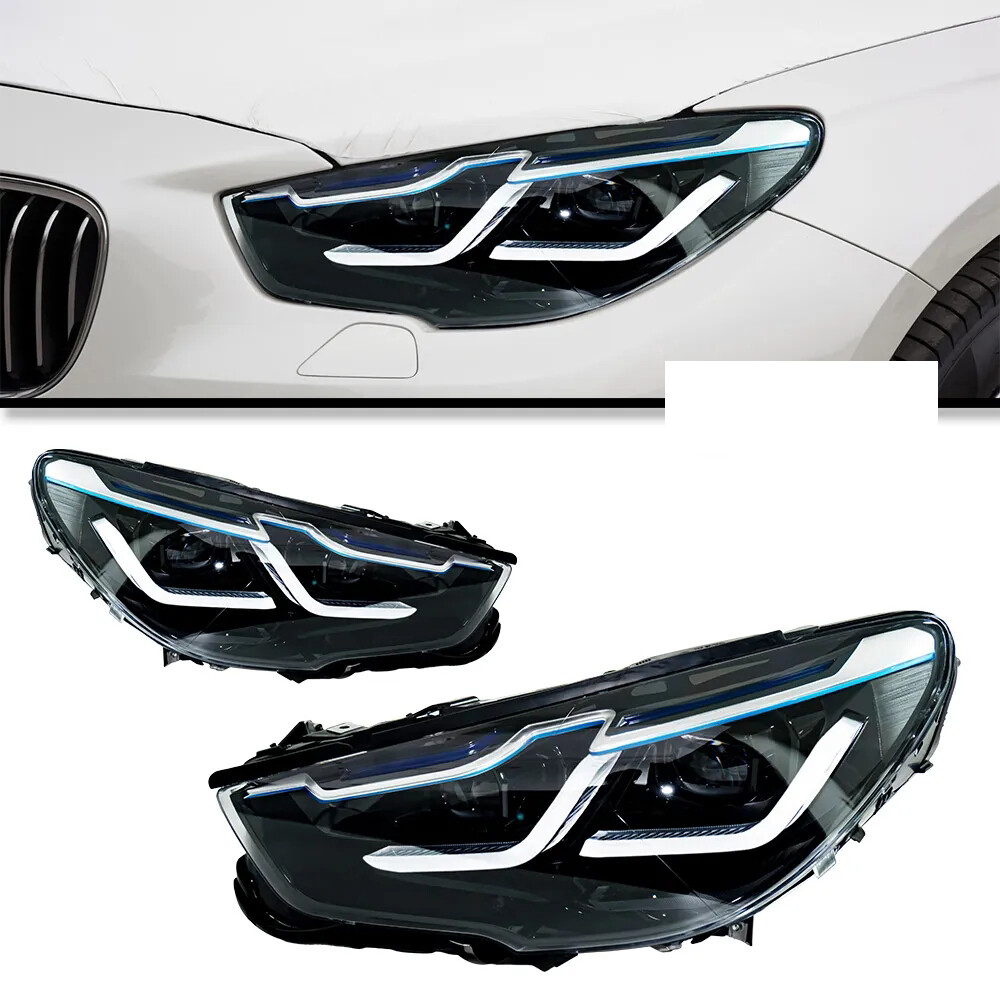For BMW 5 Series GT F07 LED Headlights assembly Double Beam Lens ...