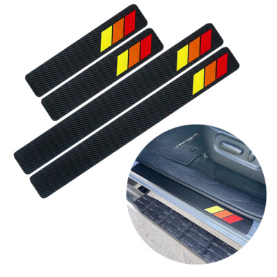 Tri-Color Car Door Sill Sticker Classic Style For Toyota 4Runner Rav4 ...